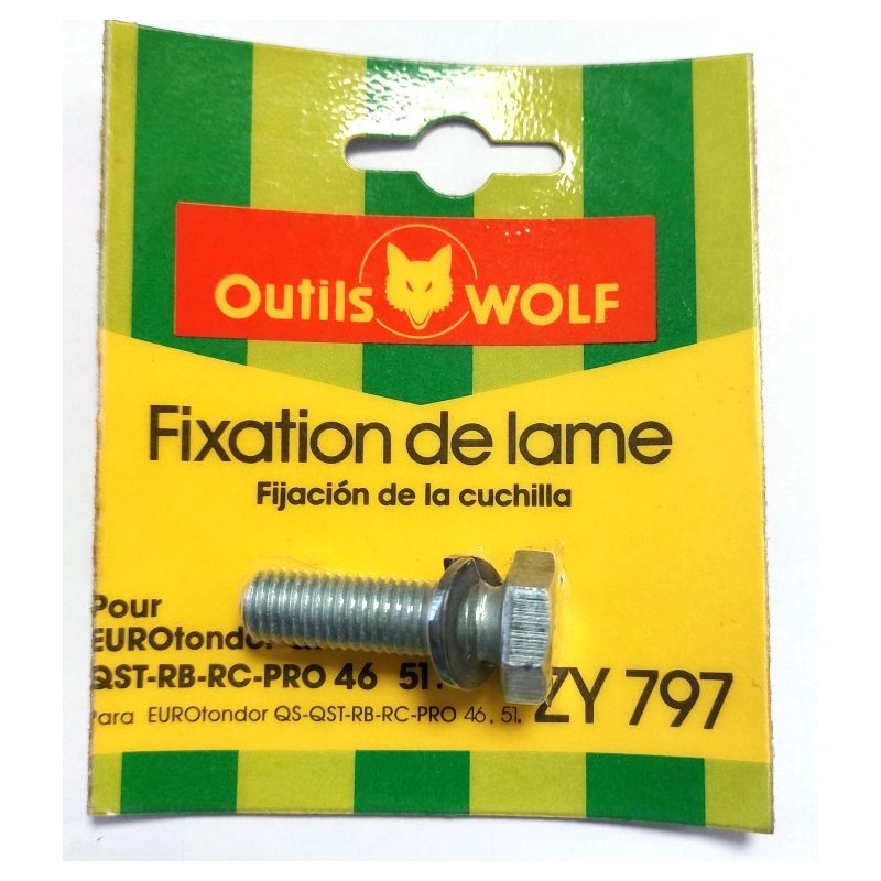 ZY797 - Vis de Lame pour Tondeuse OUTILS WOLF